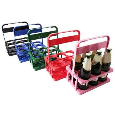 Useful Beer Bottle Carrier 6 Pack Sturdy Wine Bottle Rack