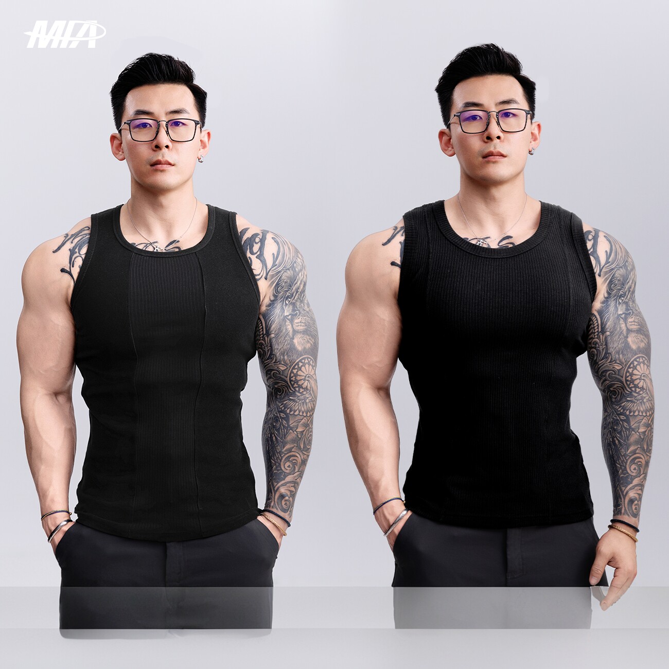 MPA PumpClub重磅300g夏季运动休闲美式街头透气宽肩训练健身背心