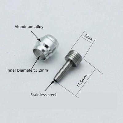 新款直销10套一包 速联 SRAN油碟压入式橄榄头 不锈钢油针 油碟修