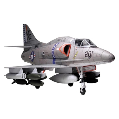 1:33 U.S. A-4 Skyhawk Aircraft DIY Emulational DIY 3D Paper