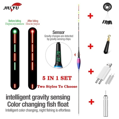 Gravity Sensor Smart Fishing Led Light Float 5in1 Set Bite A