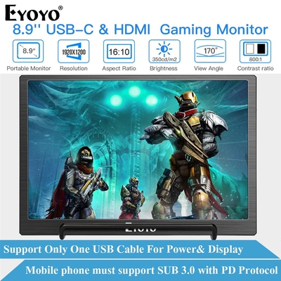 Eyoyo EM08H IPS Portable Monitor HDMI Type USB C LCD screen
