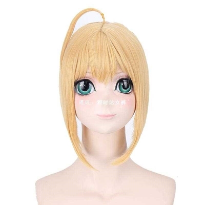 Anime Fate stay night Arturia Pendragon Saber Wig Cosplay Co
