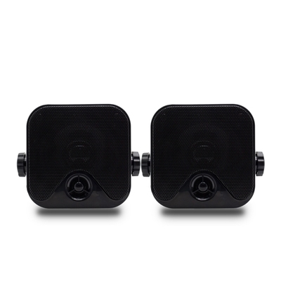 100W 4 Inch Waterproof Boat Marine Box Outdoor Speakers Heav