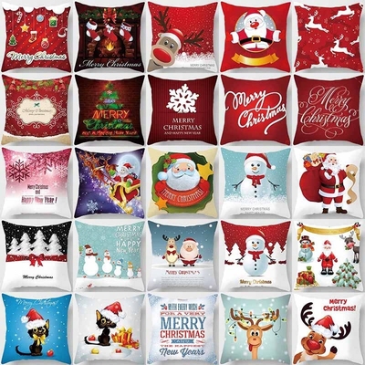 Christmas pillow Christmas sofa pillow cushion pillowcase