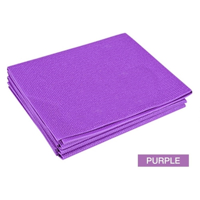 Folding Yoga PVC Mat Thin Non-slip Yoga Mat For Travel House