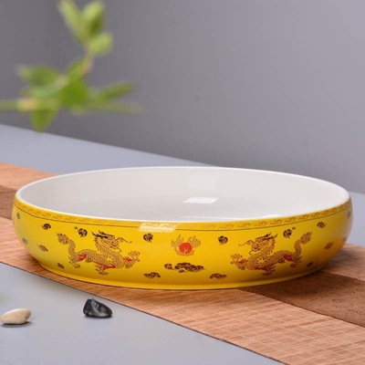 Extra large copper grass hydroponic flower pot narcissus