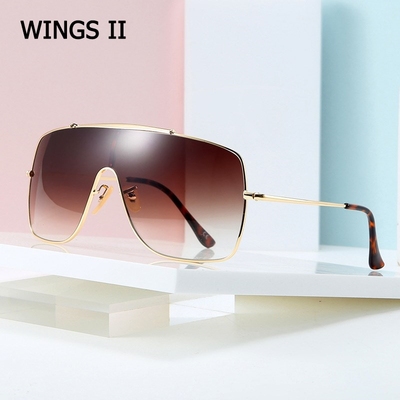 JackJad 2020 Fashion WINGS II Style Shield Sunglasses With