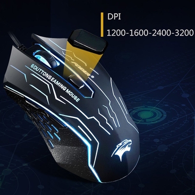 Malloom  High Speed 3200 DPI Professional LED 6D Optical