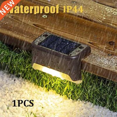 LED Solar Lights Path Stair Outdoor Light Step Lamp Garden Y