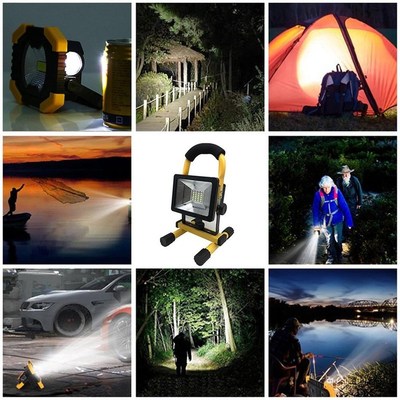30W COB Work Light Lamp Portable Spotlight Rechargeable Sear