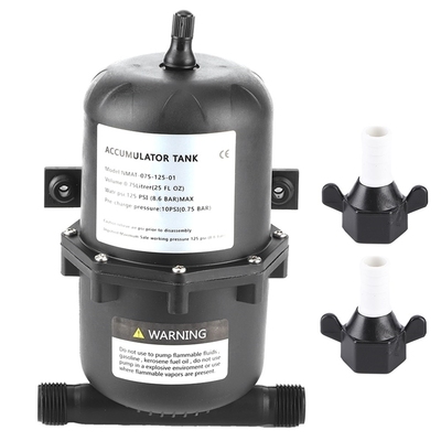 Accumulator Pressure Tank Water Pump Flow Control 0.75 L 12