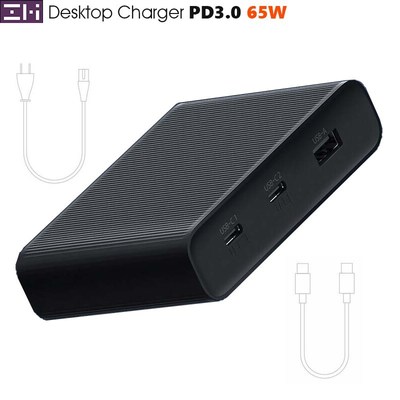 ZMI Desktop Charger 65W 3 Port PD3.0 USB 2C1A For Android i