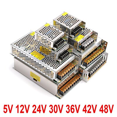 New DC 5V12V 24V 9V 10V 12V 15V 0.5A 1A 36W 72W 48W 720W ada