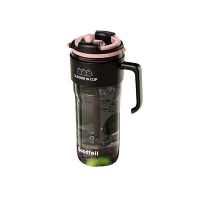 新杯款cs96女生t大容量吸水杯ritan夏季带管冰霸高颜值双饮杯子礼