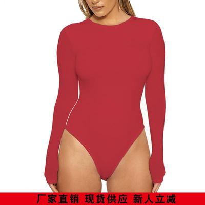 long briefs cut women bodysuit autumn winter skinny