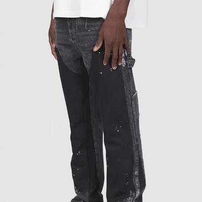 quality sense streetwear street korean jeans trousers ink