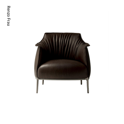 意大利进口正版 Poltrona Frau 扶手椅 Archibald 单人椅意式现代
