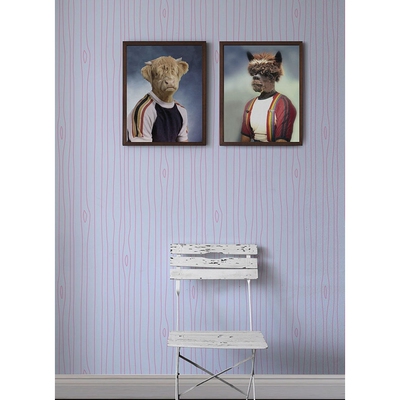 英国Mineheart Woodgrain Outline wallpaper 线描木纹壁纸 多色