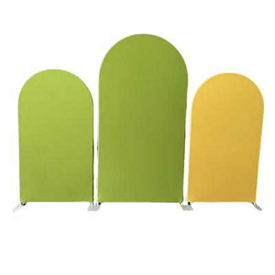 童生FRU18日拱背景板订宴布置背景墙儿婚礼背形景婚墙场景装饰涤