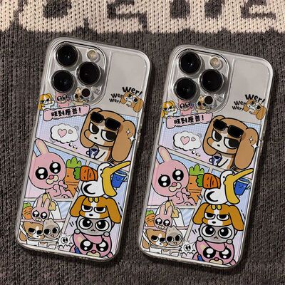 比格多栋厘普小狗适用华为智选S7Pro手机壳优畅享30e透明HiNOVA12/11109SE软Hi畅享80s男女学生Hi畅享70Plus