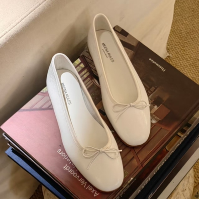 暮雪&黄昏意大利手工芭蕾鞋女