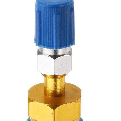 R1234YF 汽车空调制冷剂加氟快速接头简易接头加液连接嘴 QC1234L