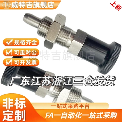 SXPAT/SXPKT5/OXH6/8/位/10/12/16/16L 锥度销型复旋钮柱塞 ZA1G0