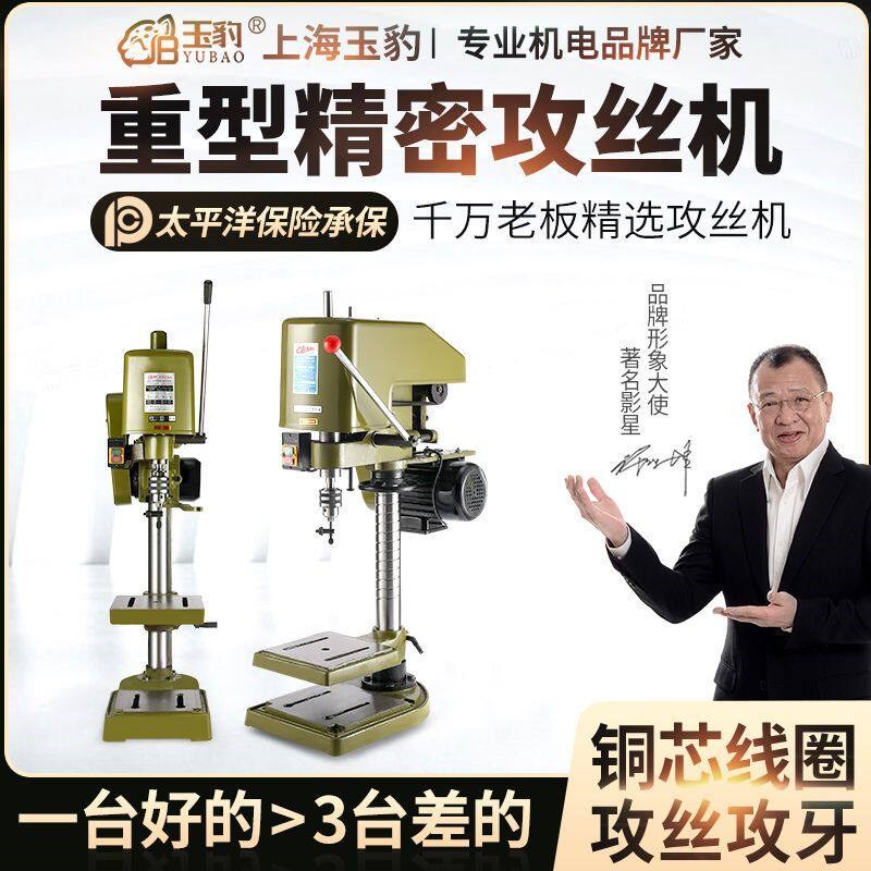 玉豹台式攻丝机家用小型工业级丝攻机电动攻牙机套丝螺纹 SWJ