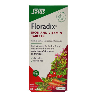 27年8月德国铁元Floradix便携片剂孕妇哺乳期成人补铁英国版红铁