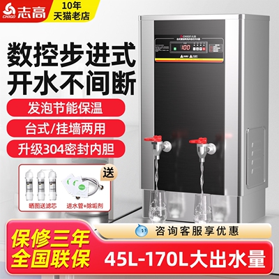 志高微电脑数控步进式开水器热水