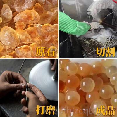 新款天然黄房色水晶球件真原石晶厨办公室玄摆关流水高档水球天然