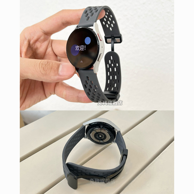 适用跃我amazfit华米gtr4手表balance2表带gtr3pro洞洞gtr2e硅胶gts4米动青春gts3磁吸扣gts2mini腕带poppro