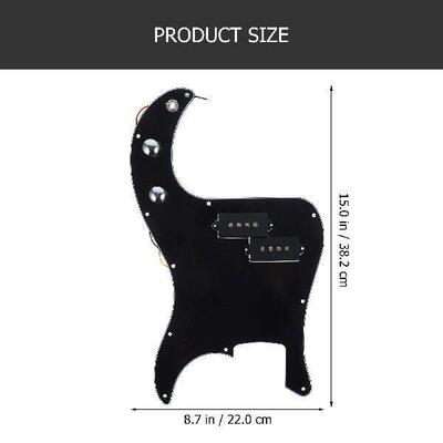 Pb Bass 3 Ply Prewired Loaded Pickguard Pickup Scratch