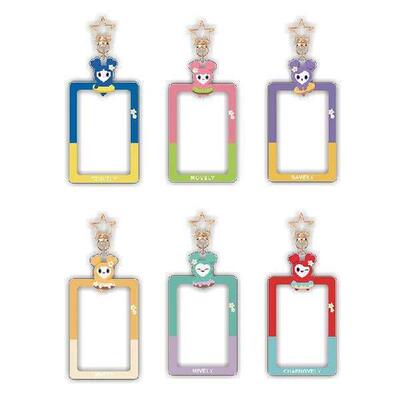 Lovely Acrylic Card Holder Keychain Idol Photocard