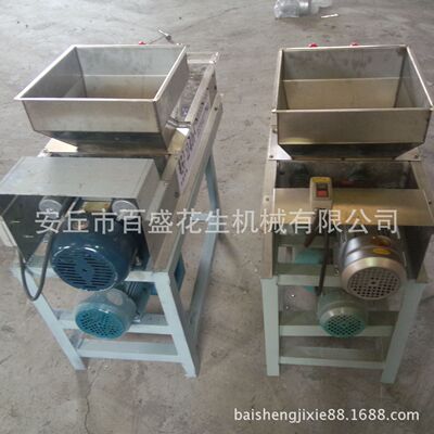 熟花生米脱皮机 磨酱米去红皮机器 花生酱处理前去皮设备砂辊剥皮