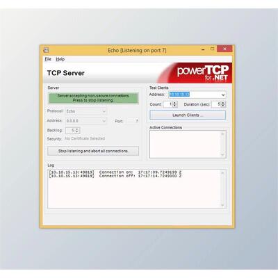 Dart PowerTCP Sockets for .NET