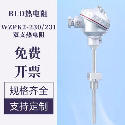 布莱迪自动化装配式热电阻WZP2/WZPK2-230/231 PT100双支六线制