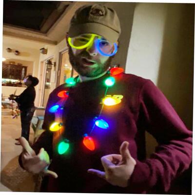 Christmas Novelty LED lights glowing Christmas Light Bulb