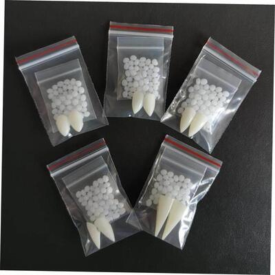 .2pc Resin vampire teeth fangs halloween Props diy teeth Plu