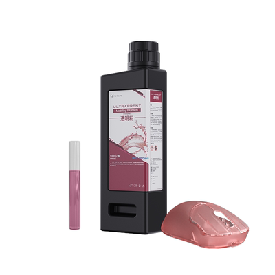 HeyGears/黑格水洗原型PAWW20低粘度树脂持久半透明粉色树脂 适配Reflex系列/RS系列打印机