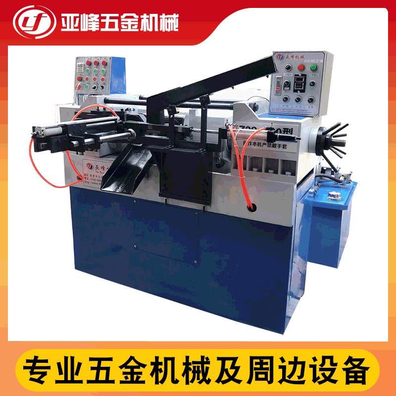 钢筋全自动双轮滚牙机 大小型搓牙螺纹滚丝机械金属成型设备