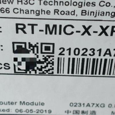 H3C RT-MIC-X-XP2 华三SR6600系列 2端