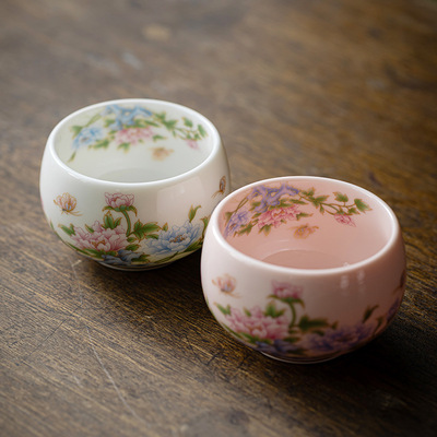 Dehua white porcelain luxury master cup ceramic tea cup, sheepskin jade personal tea bowl, Arhat cup, tea cup, tea cup