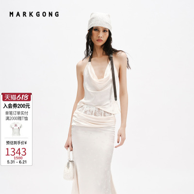 MARKGONG带扣挂脖荡领