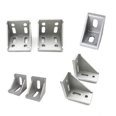 强力压铸角座 双槽强力角码 HLXD86060 88080 工业铝型材连接角件