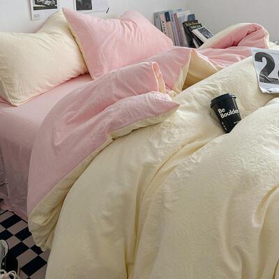 4piece set cotton quilt cover bed sheet bedsheet