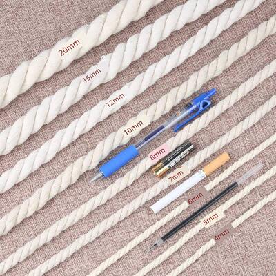 Cotton rope binding rope thick hemp rope fine hemp rope