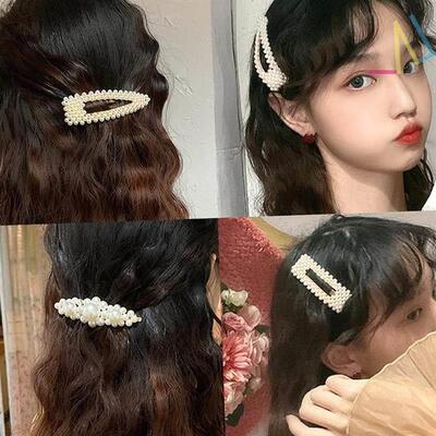 Pearl hair accessories clips hairclips Women pin Barrettes