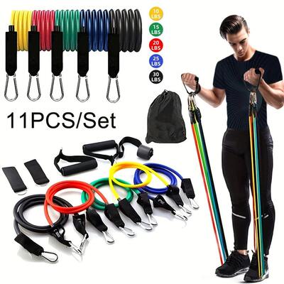 11pcs/Set Pull Rope, Resistance Bands, Portable Fitness Equi